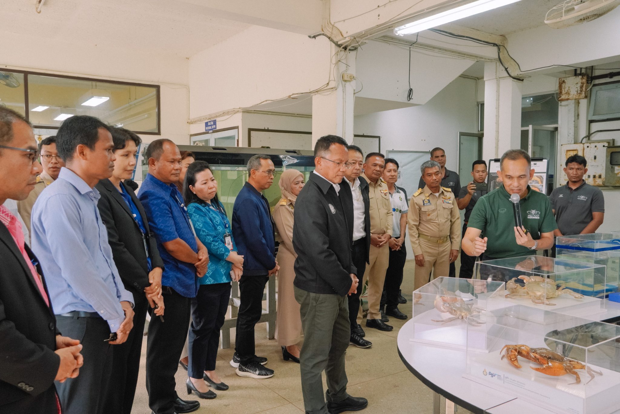 ประธานยุทธศาสตร์ชายแดนใต้โฟกัสต่อยอดงานวิจัยปูทะเลแก้จนมอ.ปัตตานี-บพท ...